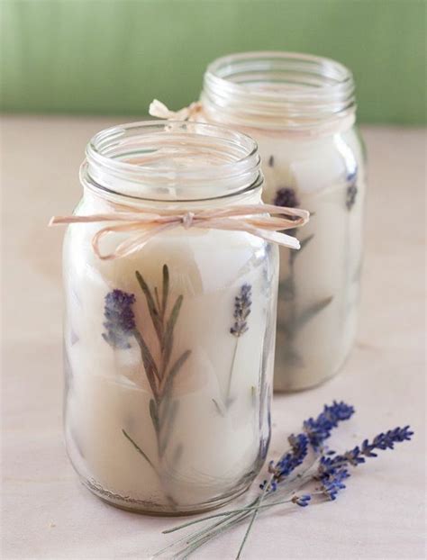 Kerzen Selber Machen Diy Duftkerzen Mit Lavendel Kerzen Selber Machen Kerze Selber Gestalten