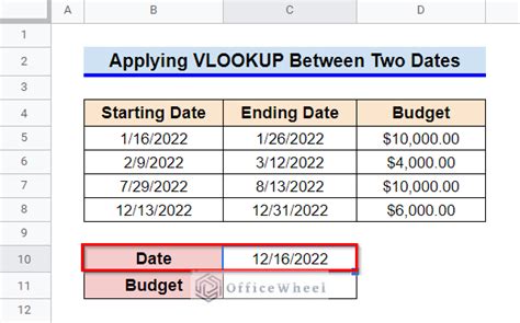 Helpful Examples To VLOOKUP By Date In Google Sheets