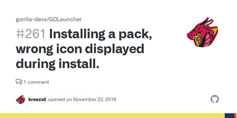 Installing A Pack Wrong Icon Displayed During Install Issue Gorilla Devs GDLauncher