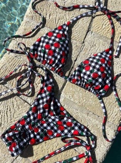 2024 Sexy La Cherie Triangle Cheeky Berry Beachy Swimwear Bikini