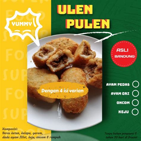 Jual Khalwa Ulen Pulen Ulen Isi Asli Bandung Ulen Ketan Bandung