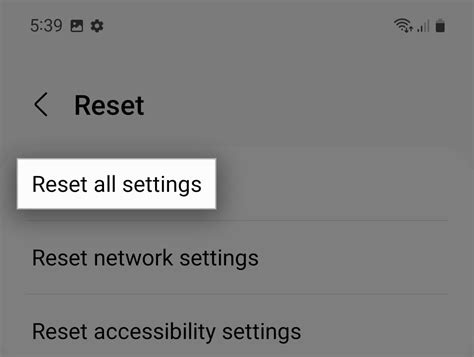 Samsung Galaxy Z Flip Reset All Settings Step By Step With Pictures