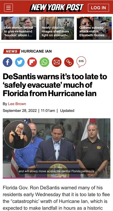 Frank Lesser On Twitter Its Too Late To Evacuate” Says The Guy Who