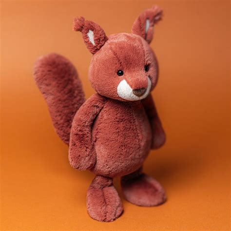 Jellycat Squirrel Bashful Soft Toys European Toy Store Rocket Toys