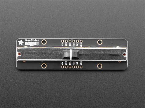 Adafruit Neoslider I C Qt Slide Potentiometer With Neopixels Stemma