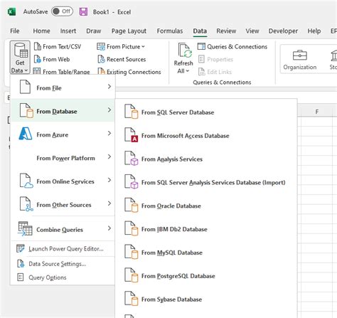 Importing Sql Query Output In Excel Microsoft Qanda