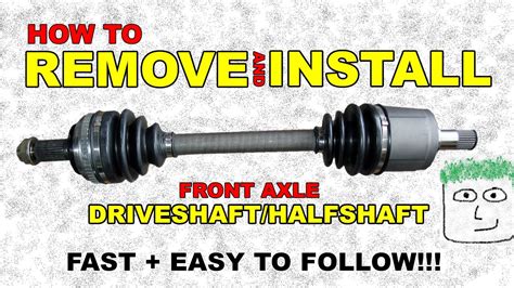 Cv Half Shaft Replacement