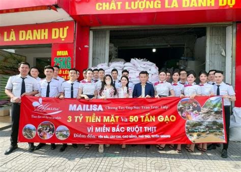TgĐ Mailisa Từ Thiện Miền Bắc Ruột Thịt 3 Tỷ Và 50 Tấn Gạo