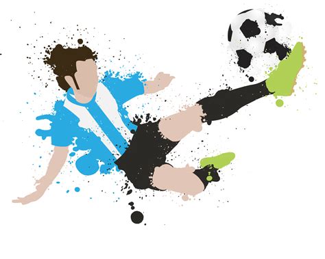 Hombre De Jugador De F Tbol De Dibujos Animados En Acci N Png