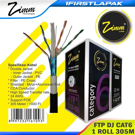 Jual Kabel Lan Cat STP FTP Outdoor Panjang Meter Kabel UTP Indonesia Shopee Indonesia
