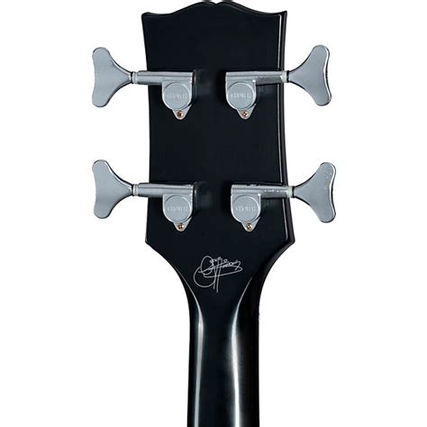 Platinum Gibson Custom Gene Simmons Eb 0 Bass Guitar Ebony Guitar Center
