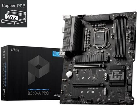 MSI B560-A PRO moederbord Intel B560 LGA 1200 micro ATX | bol.com