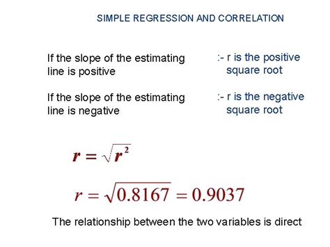 Correlation And Simple Linear Regression Correlation Analysis Correlation