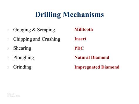 drilling bit introduction and bit selection part 1 pptx