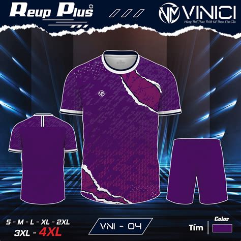 Khám Phá Áo Đá Banh Reup Plus Màu Tím Cực Chất Vinici Sport Áo Đá