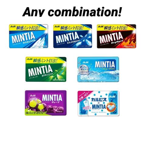 【direct From Japan】 Asahi Mintia 50 Tablets 2 4 10 Packs Wild And Cool Cold Smash Dry Hard
