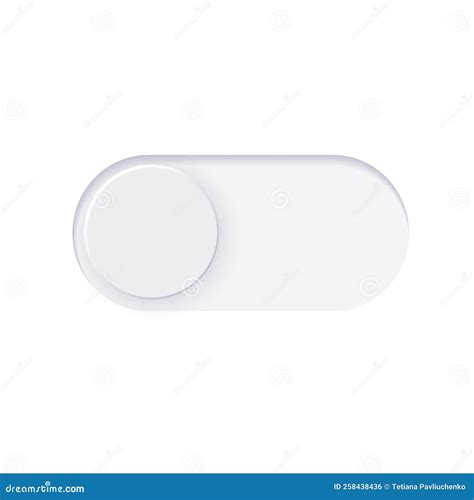 Toggle Button Icon Stock Vector Illustration Of Inactive