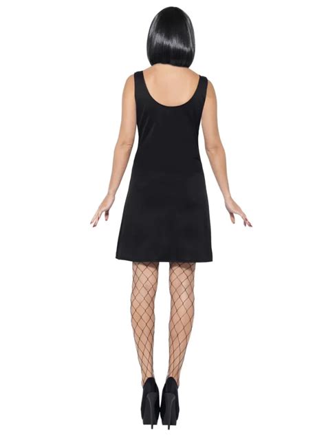 Skeleton Shift Dress Ladies Halloween Fancy Dress Costume Fancy Dress