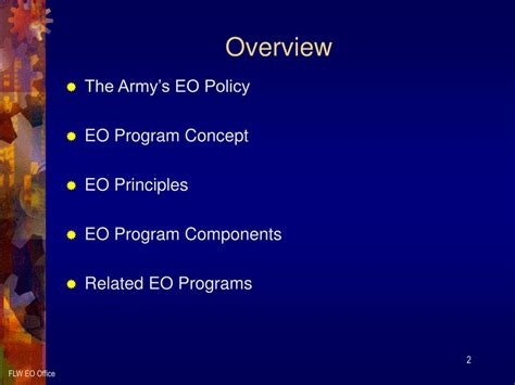 PPT THE ARMYS EO PROGRAM AND POLICIES PowerPoint Presentation Free Download ID