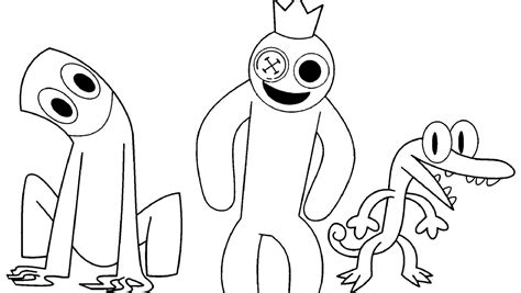 Coloring Pages Rainbow Friends 101 Coloring Pages