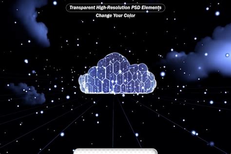 Premium Psd Storage Technology Concepts Transfer Data To Cloud