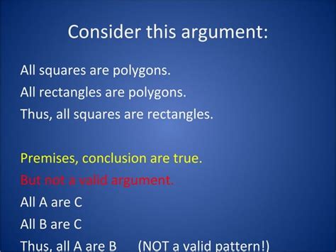 deductive and inductive arguments ppt