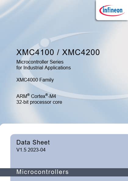 Xmc4104 Xmc4100 32 Bit Processor Infineon Xmc4104 Xmc4100 32 Bit Processor Infineon