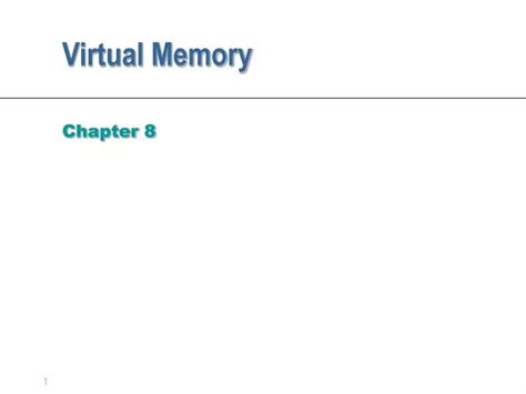ppt virtual memory powerpoint presentation free download id 1034544