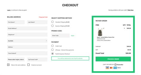 Ecommerce Checkout Page Design