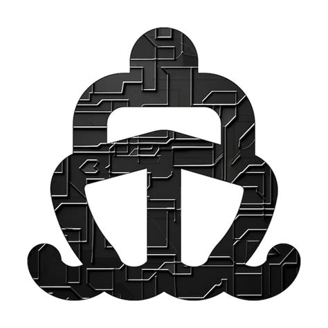 Premium Photo Ship Icon Dark Technology Pattern Texture