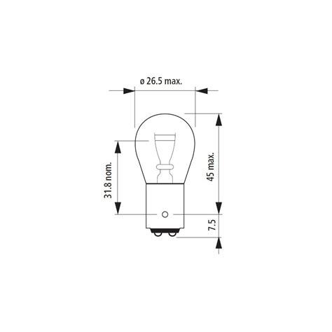 Light bulb P21/5W 12V 21/5W BAY15d NARVA 17916 - AutoLEDs.pl