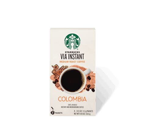 Colombia Instant Coffee Starbucks Coffee At Home
