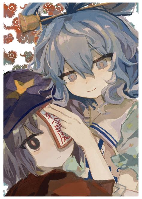 Kaku Seiga And Miyako Yoshika Touhou Drawn By Youshouhaoxianzhe
