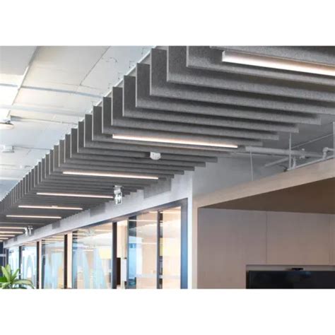 Office Soundproof Polyester Fiber Acoustic Panel Suspended Acoustic
