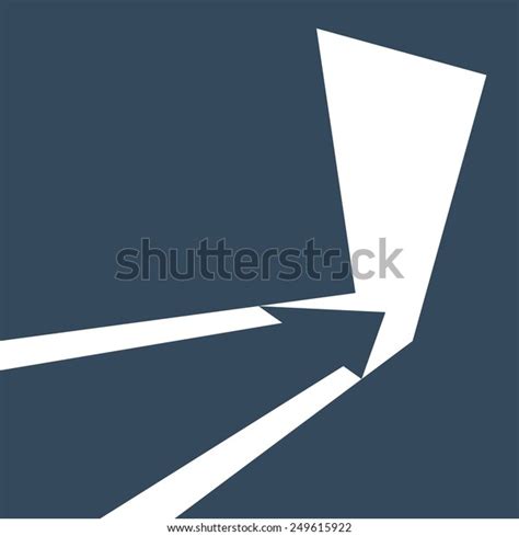 Direction Entrance Exit Input Output Arrow Stock Vector Royalty Free