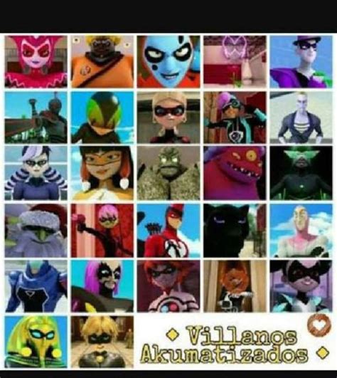 Akumatizados Miraculous Ladybug Amino