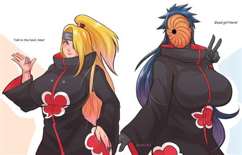 Deidara And Tobi R63 By Pinkkoffin On Deviantart