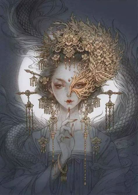 古戈力的画古戈力的画怎么画的古戈力戏子大山谷图库
