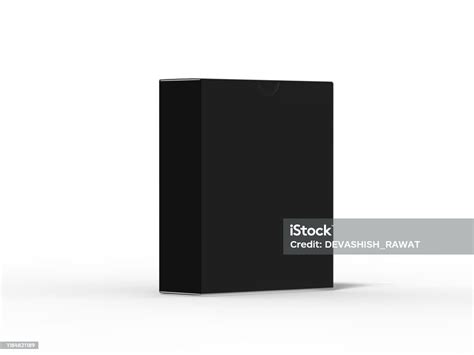 디자인 프리젠 테이션 3d 그림에 대한 준비가 고립 된 흰색 배경에 빈 평면 상자 모형 템플릿 0명에 대한 스톡 사진 및 기타 이미지 Istock