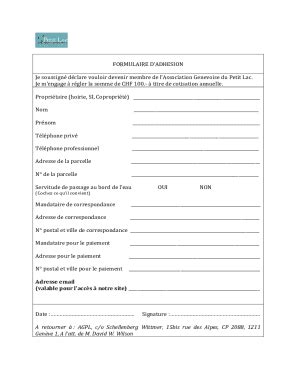 Remplissable En Ligne Modle De Lettre Dsignation D Un Reprsentant De