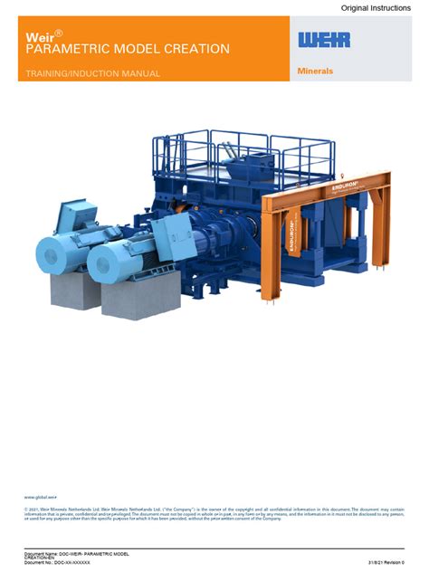 Training Induction Manual Parametric Model Creation 31aug2021 Pdf