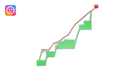 Ascending Graph With Alerts Emoji Ai Emoji Generator