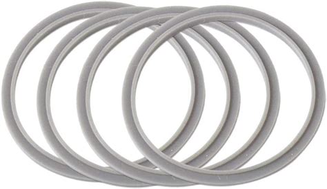 Buy Linalife 4 Pack Gasket Rubber Seal Ring Grey Compatible For