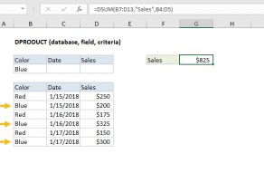 Excel Dcount Function Exceljet