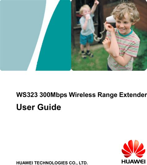 Huawei WS Mbps Wireless Range Extender User Guide English