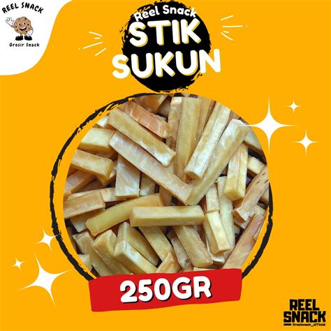 Jual STIK SUKUN KERIPIK SUKUN SNACK KILOAN 250GR Shopee Indonesia