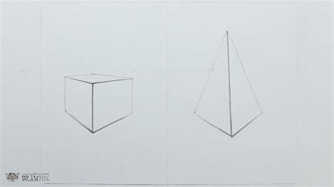 Drawfox Рисунок карандашом для начинающих Урок 2 2 Построение геометрических фигур без