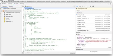 how to debug node js app learn simpli