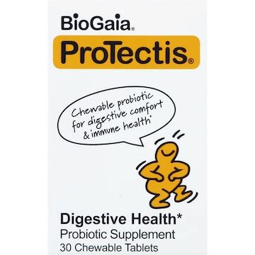 Biogaia Protectis Digestive Health Chewable Tablets Lemon Flavored