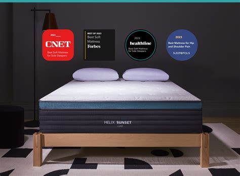 Shop The Helix Sunset Luxe Premium Soft Mattress Pressure Relief Helix Sleep